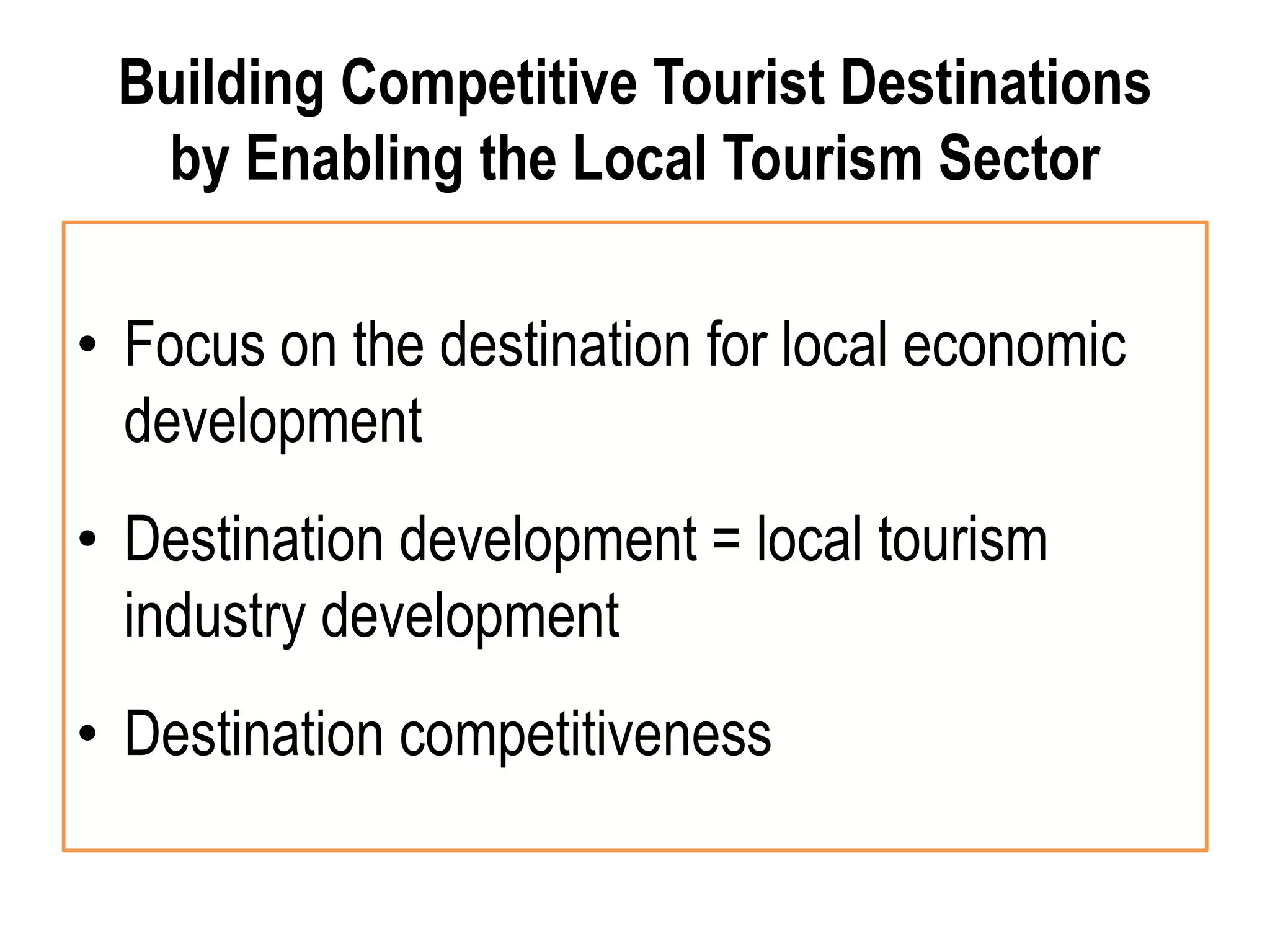 Competitive tourism destinations | PPT