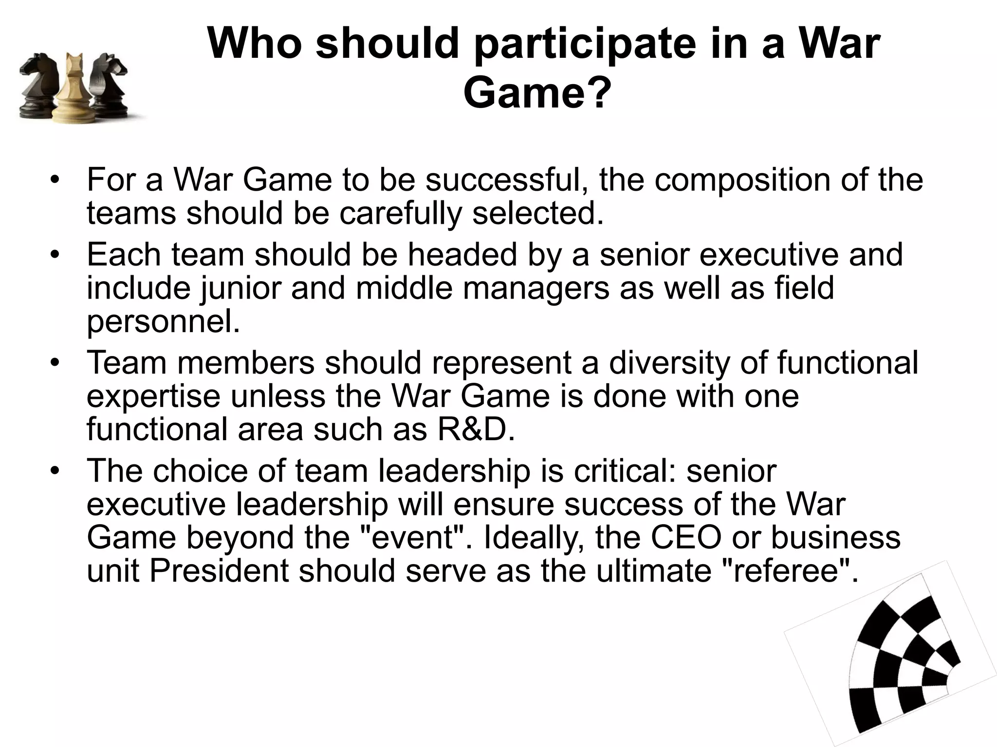 Competitive War Games | PPT
