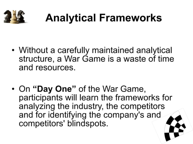 Competitive War Games | PPT