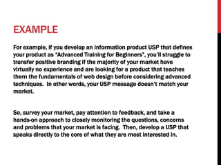 Competitor Advantage: Creating a Powerful USP | PPTX