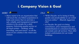 Competitor Analysis Meru vs Ola cabs _Amit Katyayan | PPT