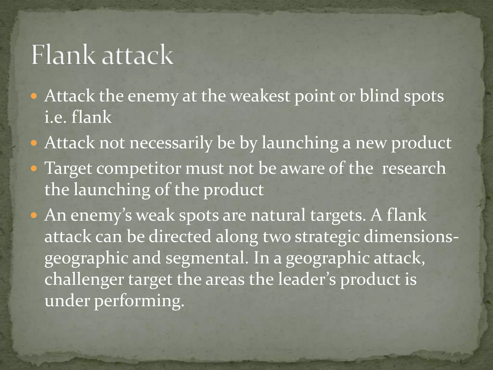 Competitor attack theory PPt | PPTX