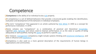 Competncy management | PPTX