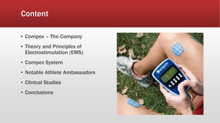 Compex Neuromuscular Stimulator | PPTX