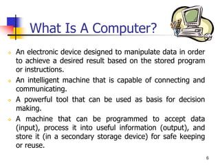 Comp fundamentals 1aintroduction | PDF | Internet for Beginners | Internet