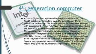 Computer generation | PPT | Free Download