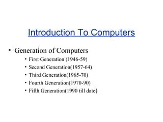 Compgenerations pented | PPT