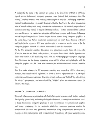 COMPUTER GRAPHICS AND MULTIMEDIA: The Future is here, Today. | DOC