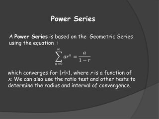 Infinite Series Presentation by Jatin Dhola | PPTX