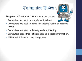 Use of Computers In Hospitals | PPTX
