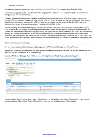Compiere Warehouse Management System Documentation | PDF