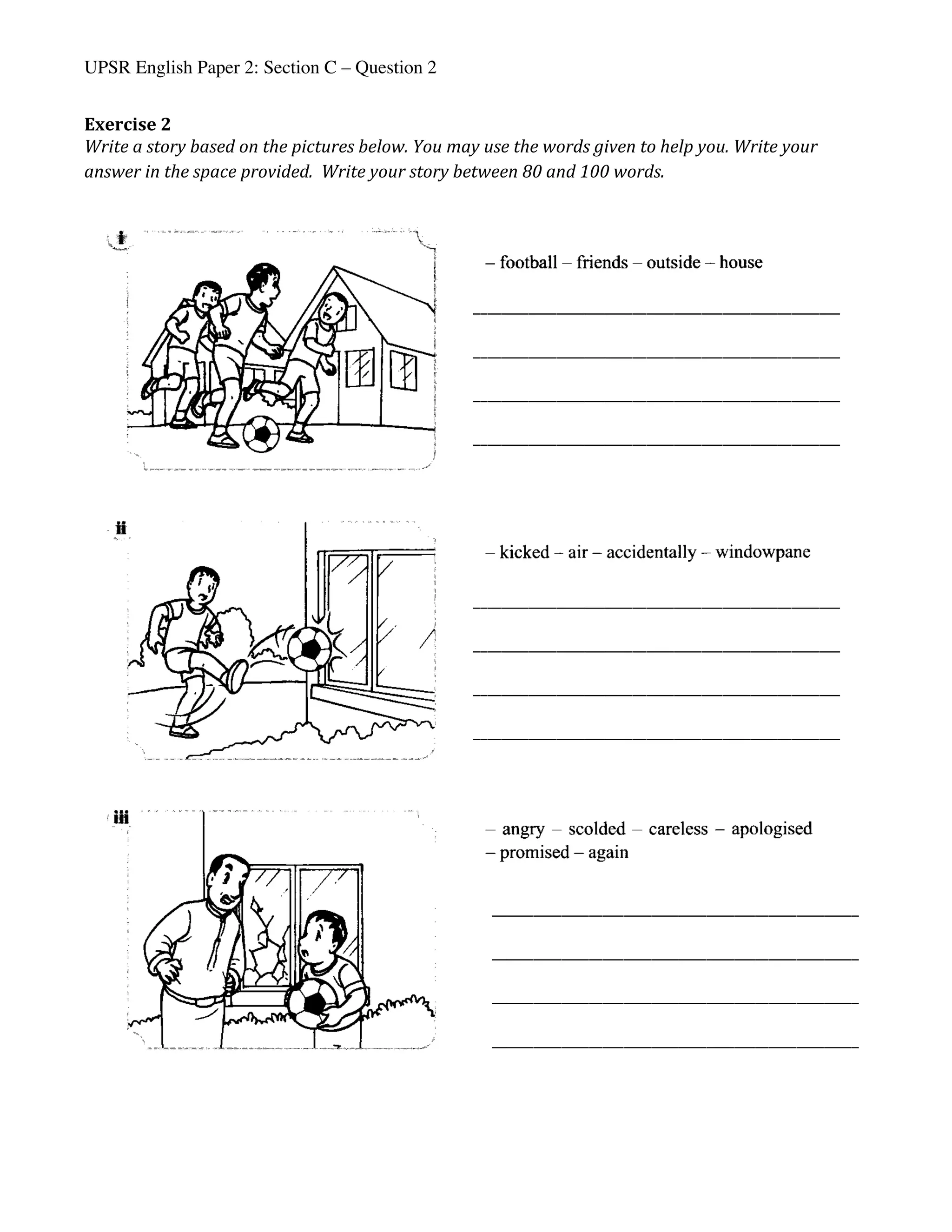 UPSR 2017 - Compilation English 014 (Section C-Q2) | PDF