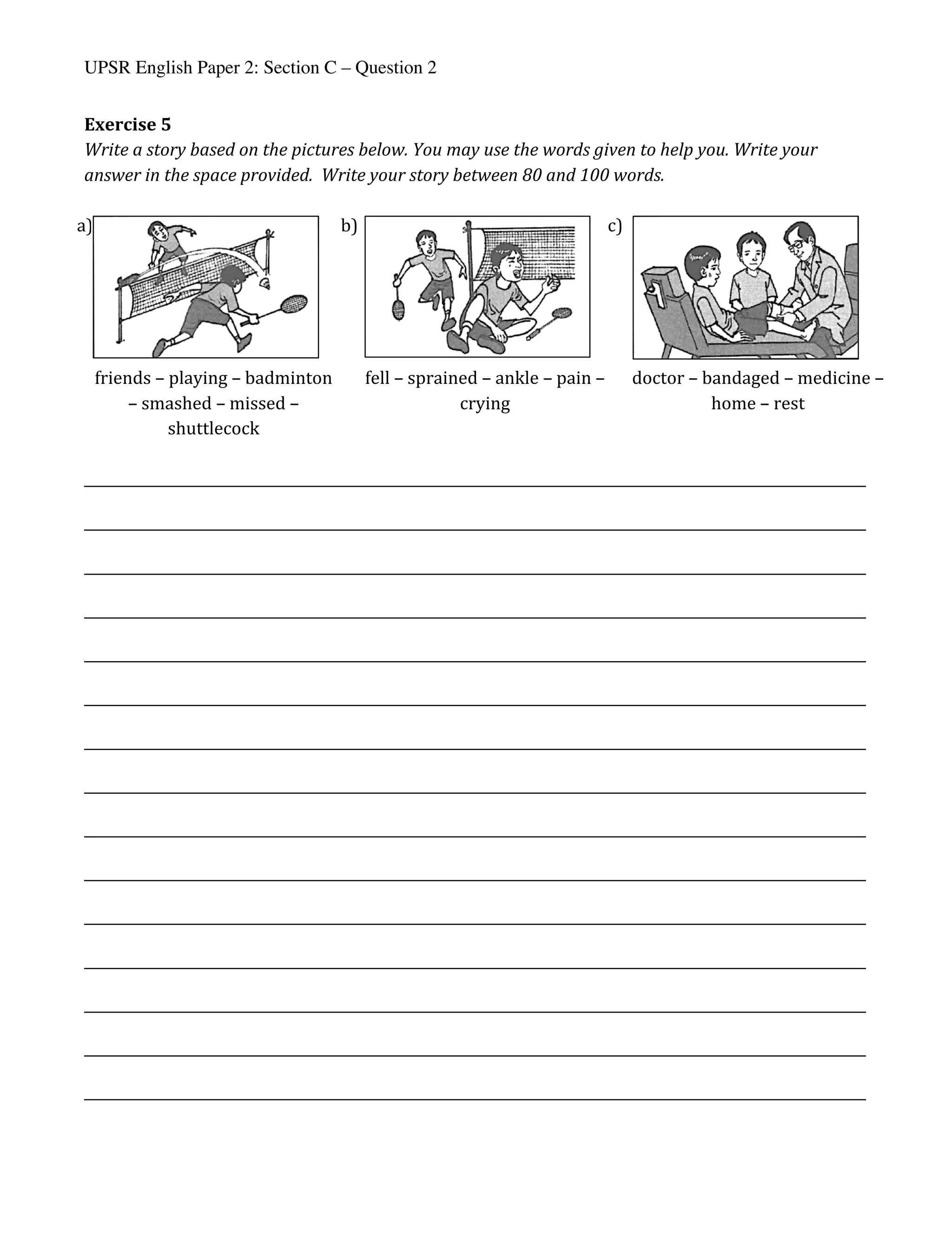 UPSR 2017 - Compilation English 014 (Section C-Q2) | PDF