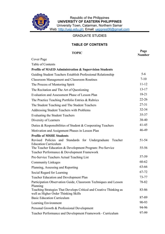Supervision of Student Teaching (EDUC-828-HE-824)pdf | PDF
