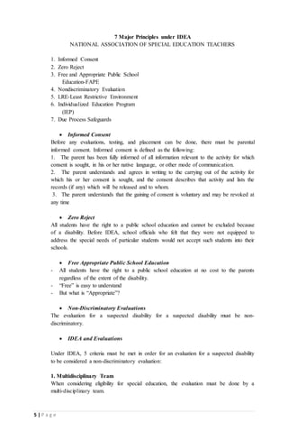 Compilation in Introduction to Special Education | DOCX