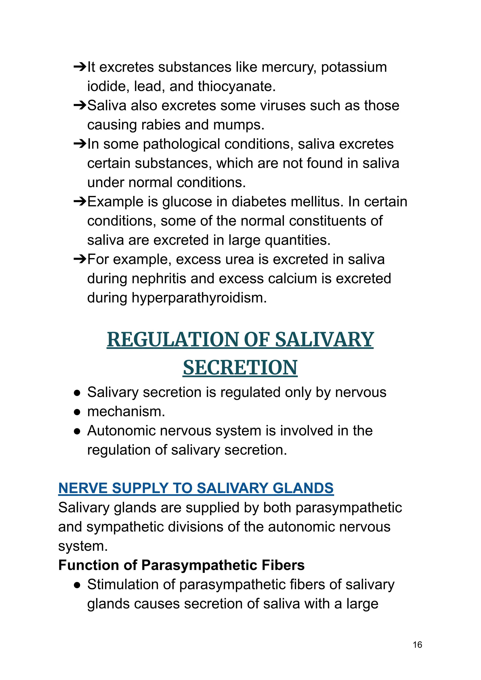 Salivary glands: Introduction, Types of salivary glands, Structure and ...