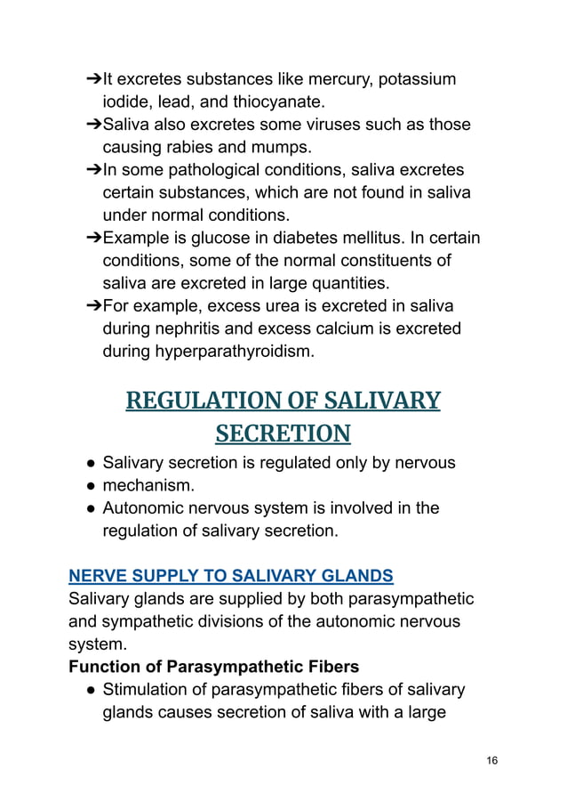 Salivary glands: Introduction, Types of salivary glands, Structure and ...