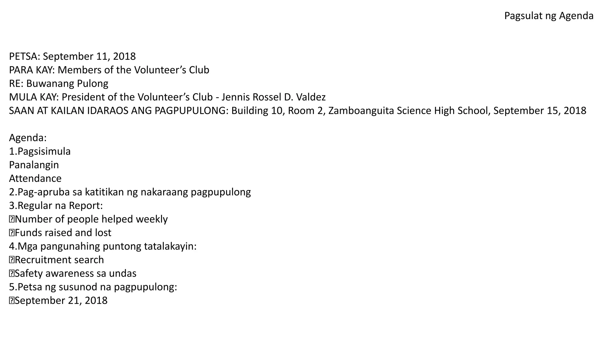 Compilation of academic write ups in piling larang | PPT