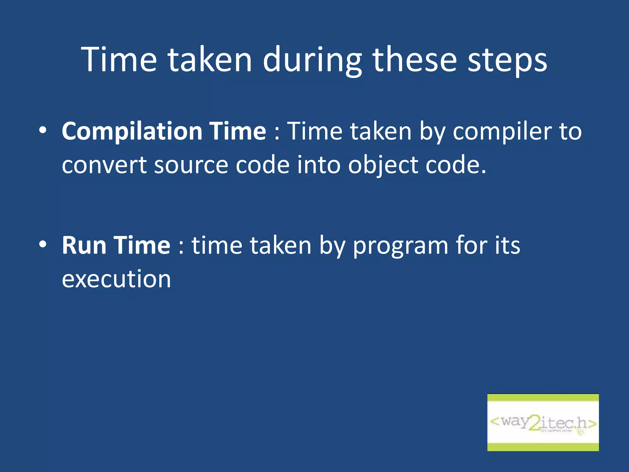Compilation of c | PPTX