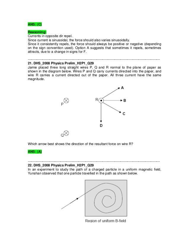 Compilation Of Questions On Electromagnetism Questions Only Ans Fo…