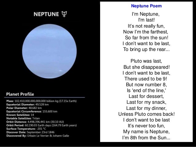 My Book Of Acrostic Poems About The Planets Solar System