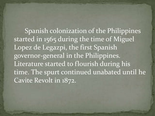 Compilation of Spanish Colonial Text | PPTX
