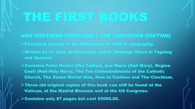 Compilation of spanish colonial texts | PPT