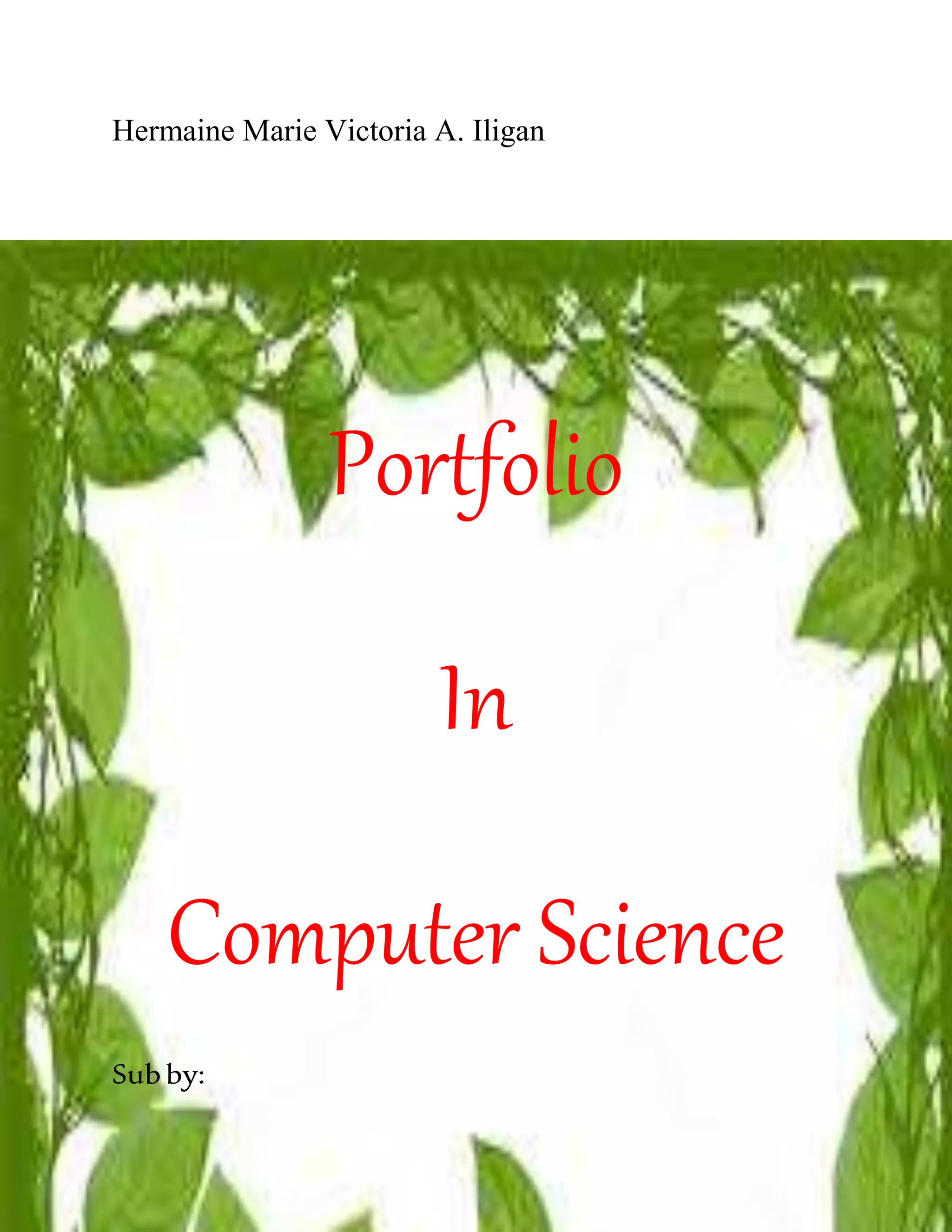 Compilation portfolio | DOCX