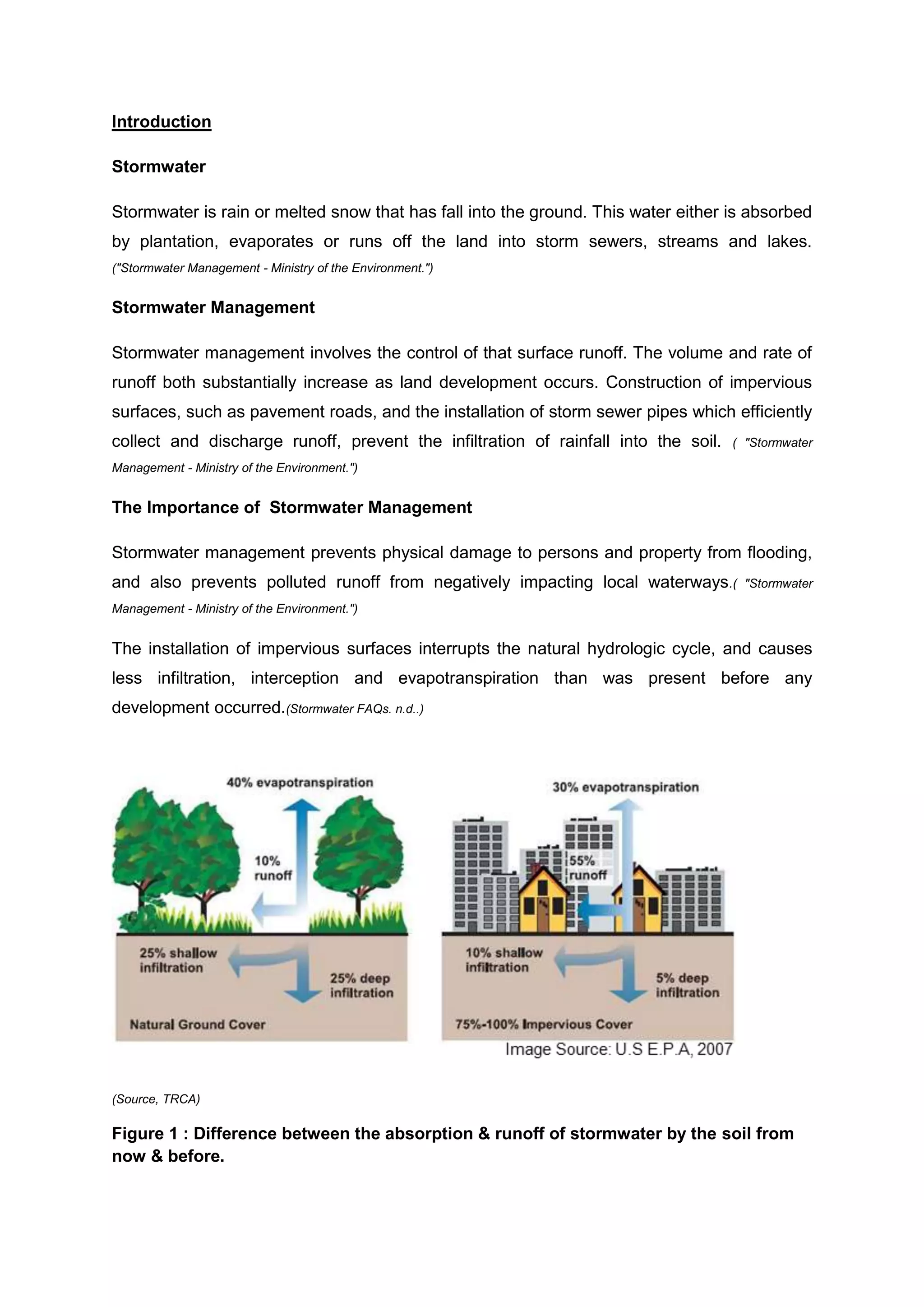 BS Stormwater management assignment | DOCX