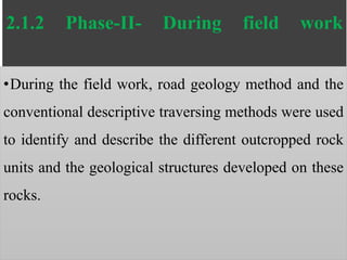 General geology based on field life study | PPTX