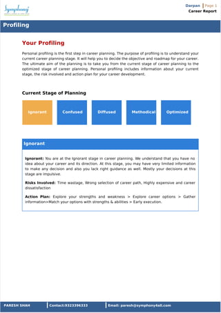 COMPREHENSIVE ASSESSMENT TOOL FOR CAREER COUNSELORS - 4 | PDF