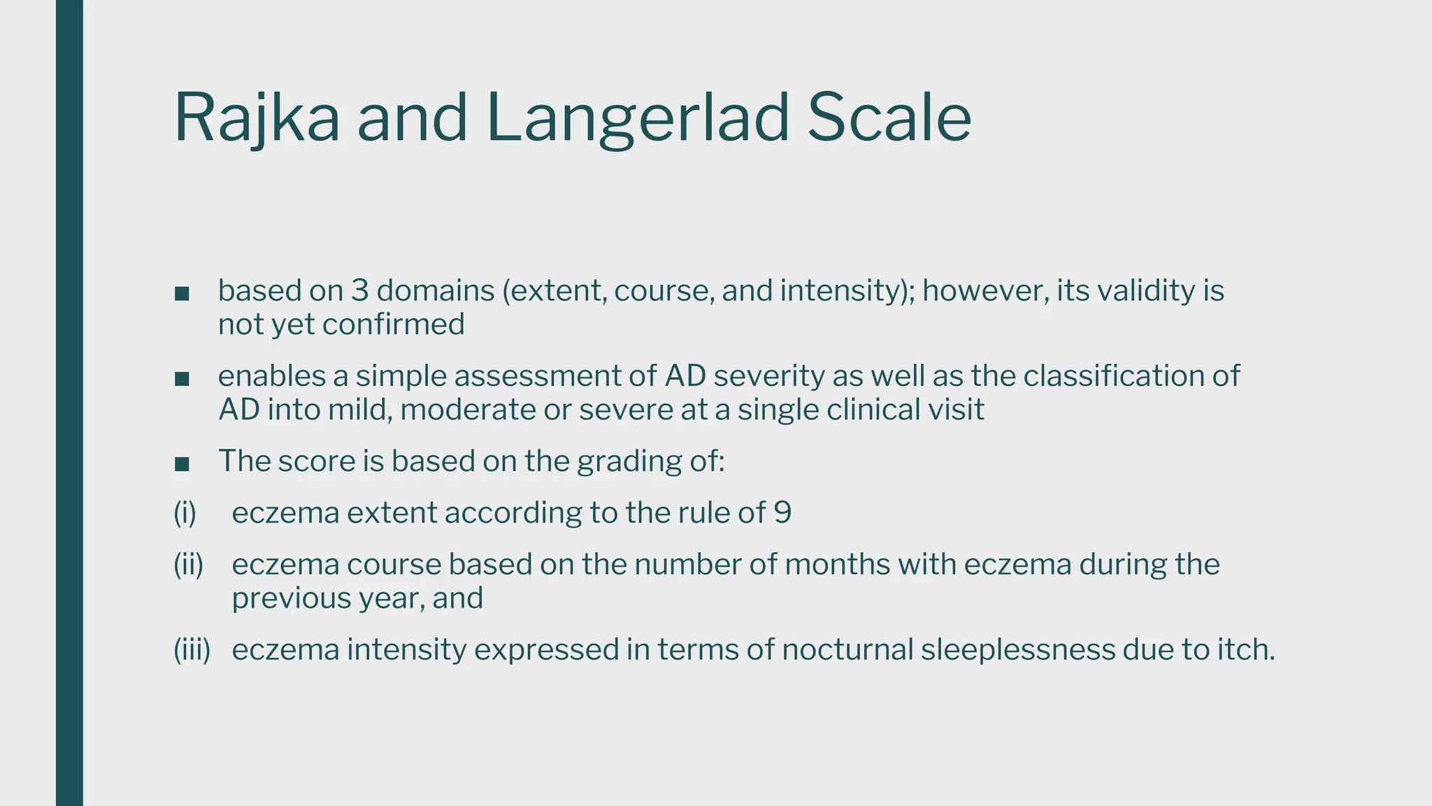 Compiled Scoring Systems in Dermatology_1650928171.pptx | Skin and Dermatology | Diseases and ...