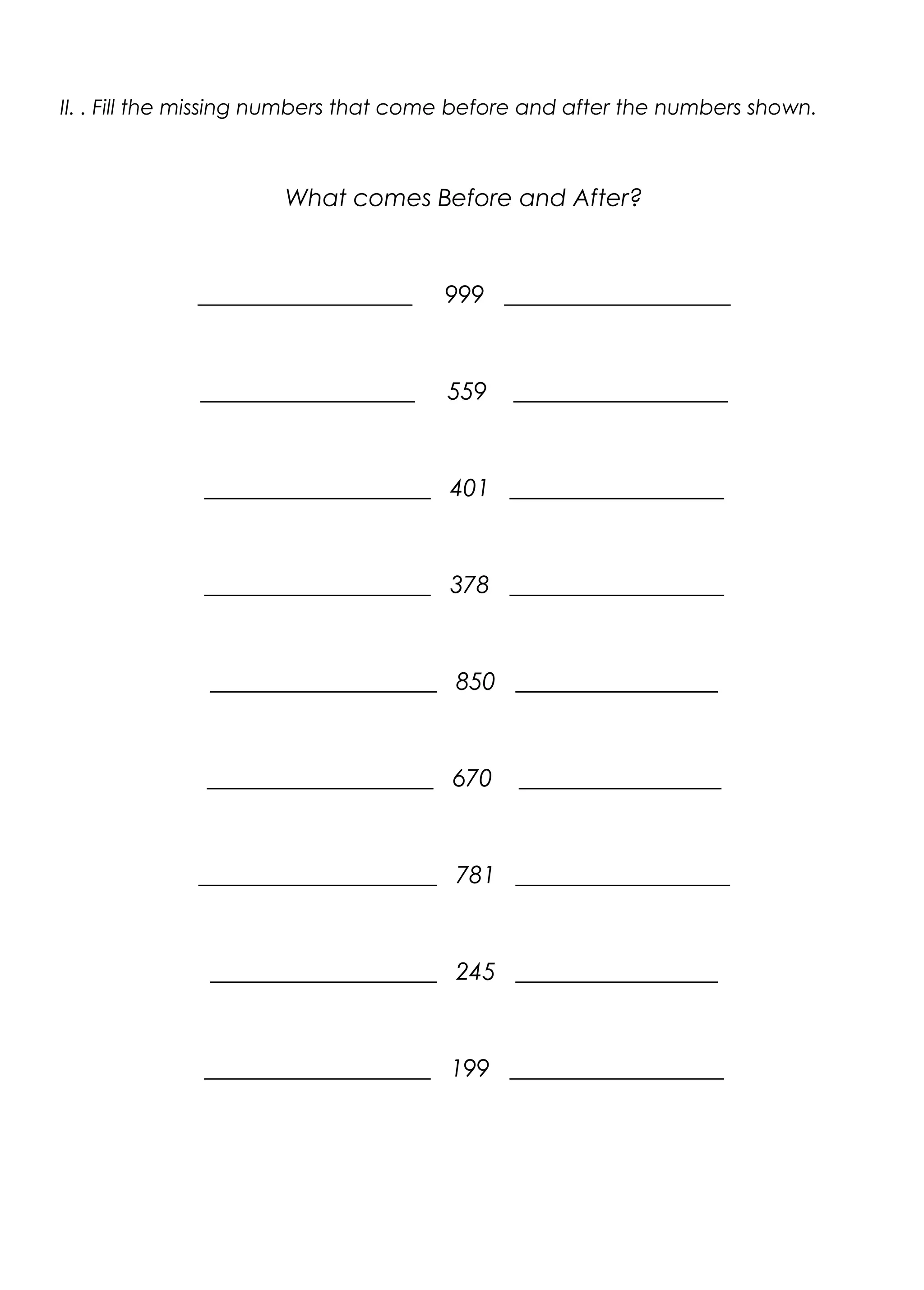 Compiled worksheets in math for kids | DOC