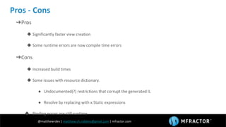Compiled Xaml Performance in Xamarin.Forms | PPT