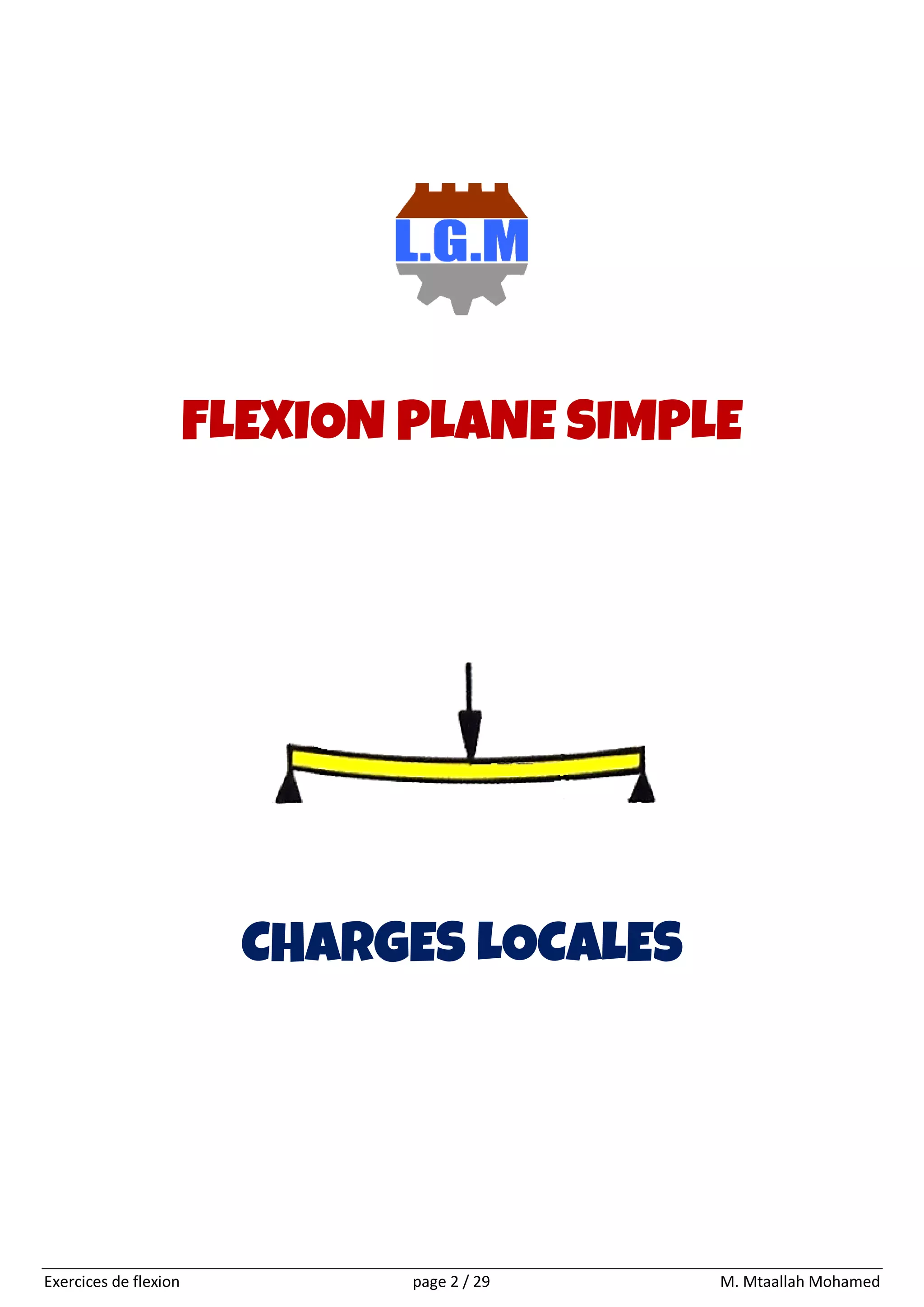 Exercices Flexion Plane Simple | PDF