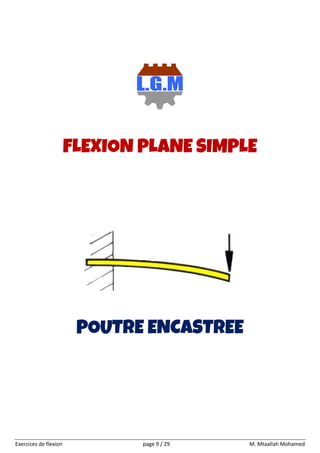 Exercices Flexion Plane Simple | PDF