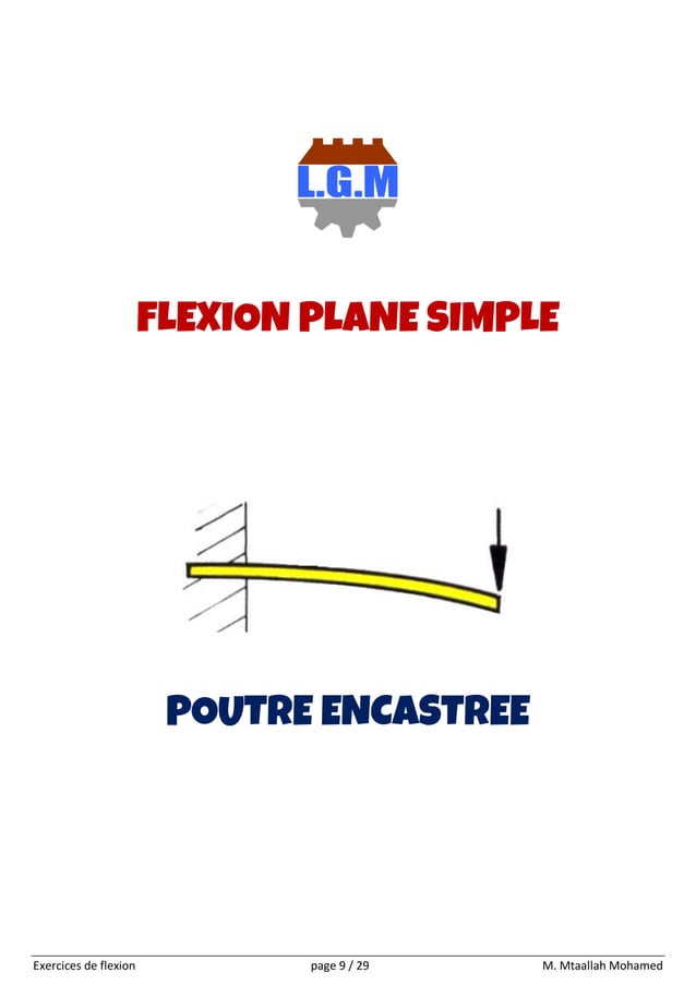 Exercices Flexion Plane Simple | PDF | Physics | Science