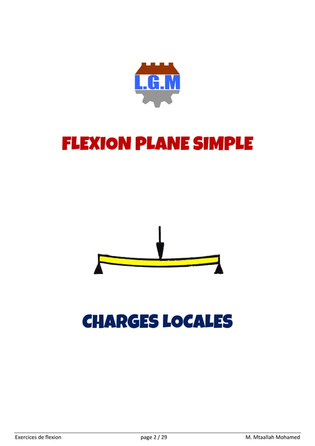Exercices Flexion Plane Simple | PDF | Physics | Science