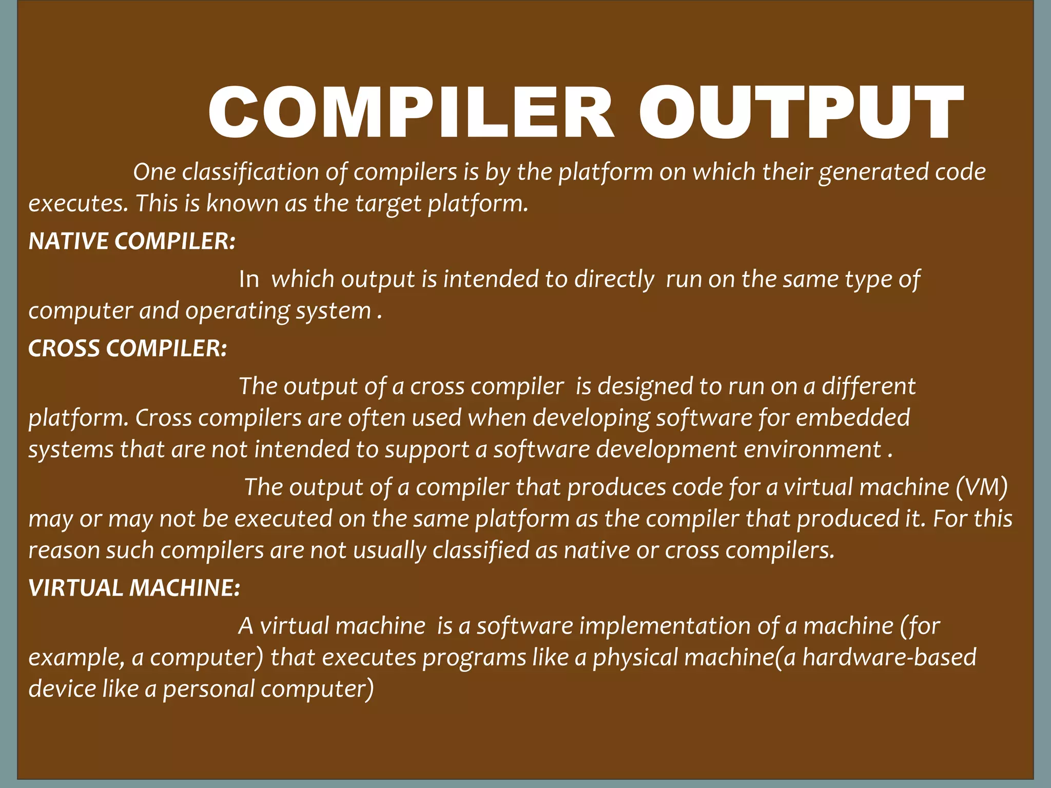 Compiler design | PDF