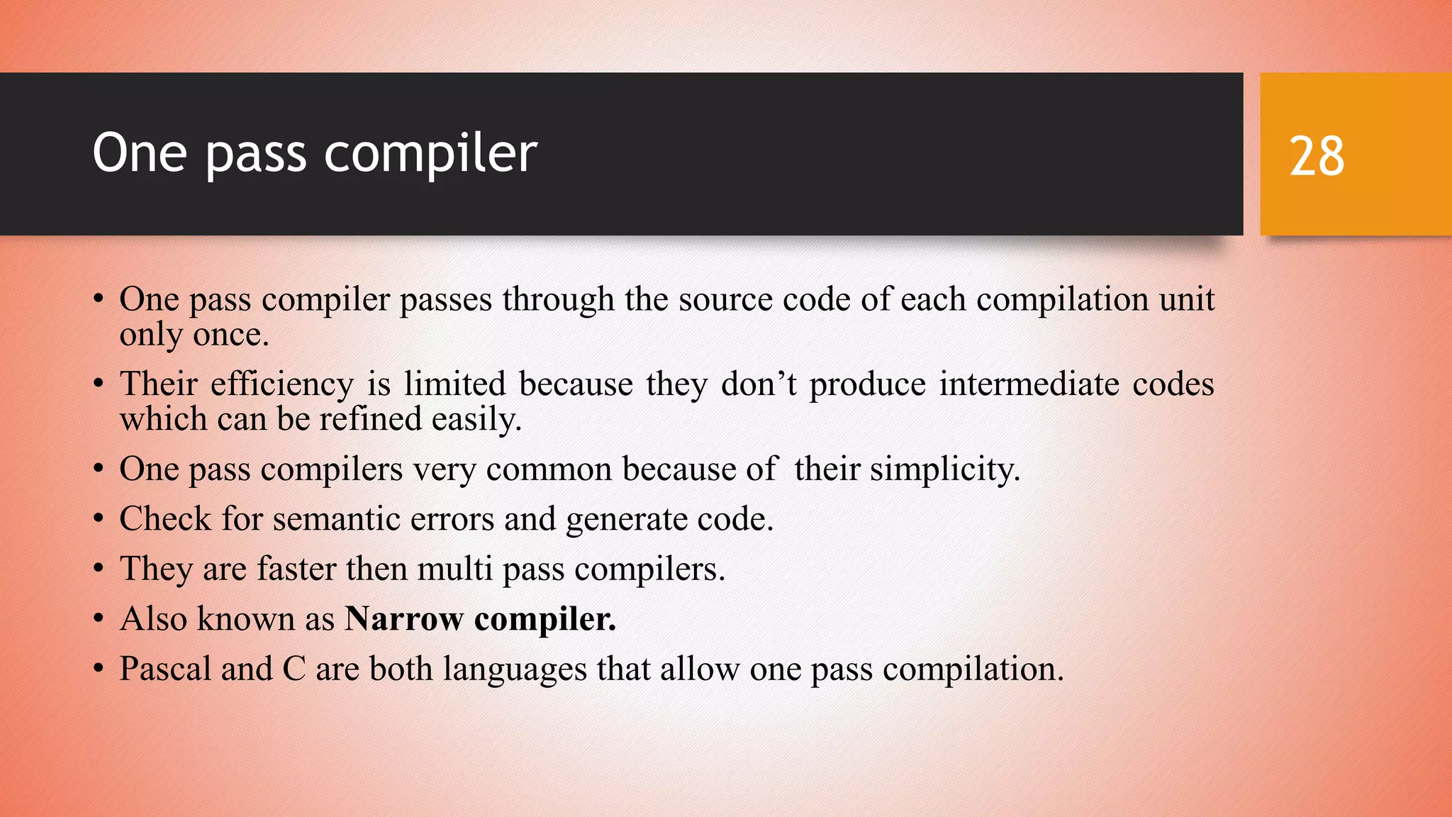 Phases Of Compiler Pptx Programming Languages Computing