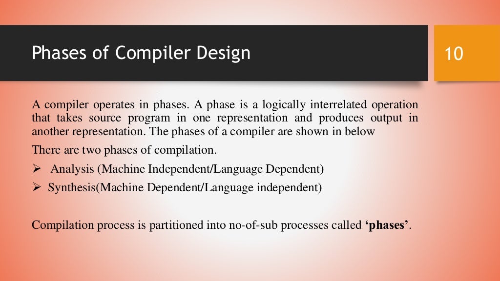 Phases of Compiler