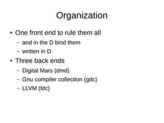 DConf 2016: Keynote by Walter Bright | PPT