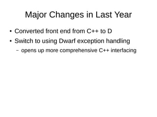 DConf 2016: Keynote by Walter Bright | PPT