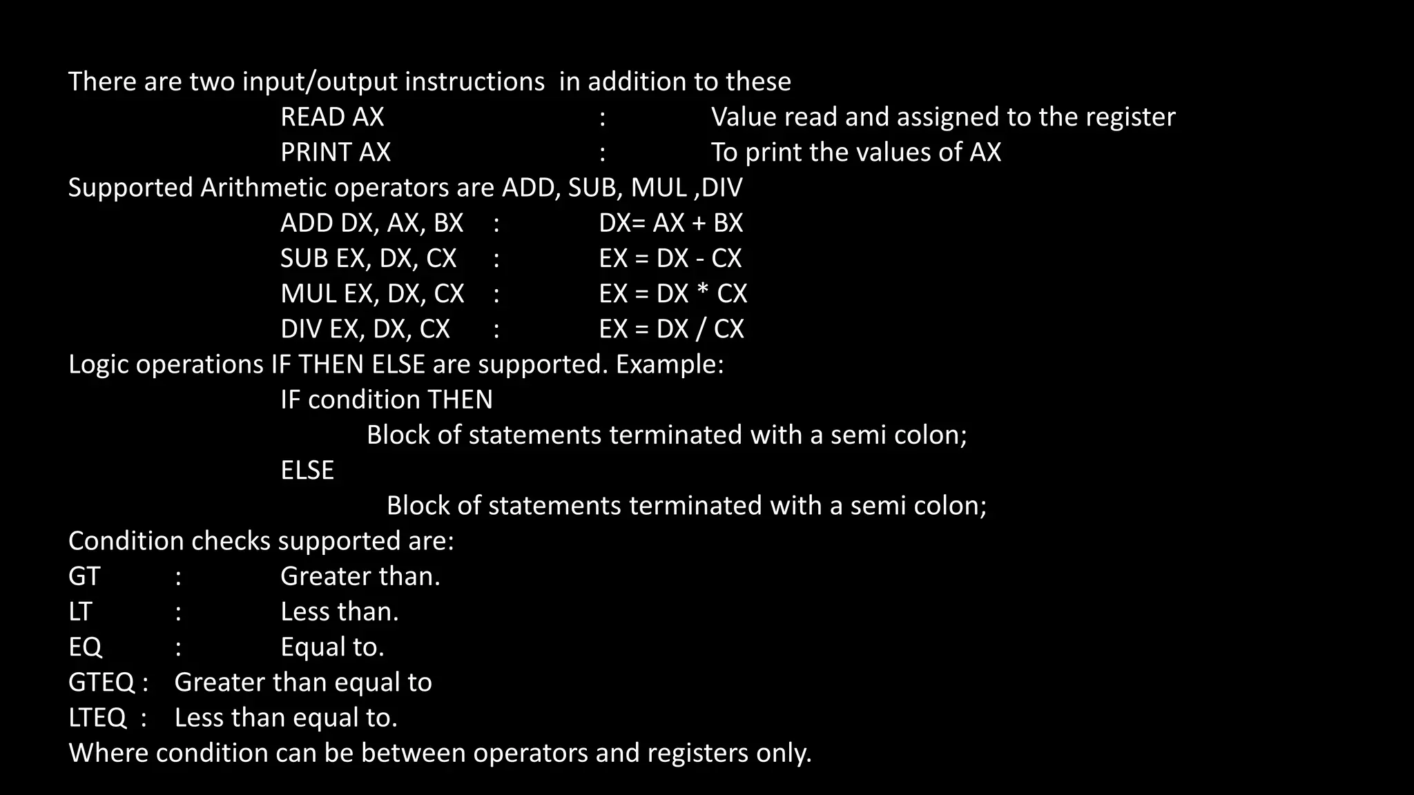 Assembly Language Compiler Implementation | PPT Assembly Language Compiler Implementation | PPT