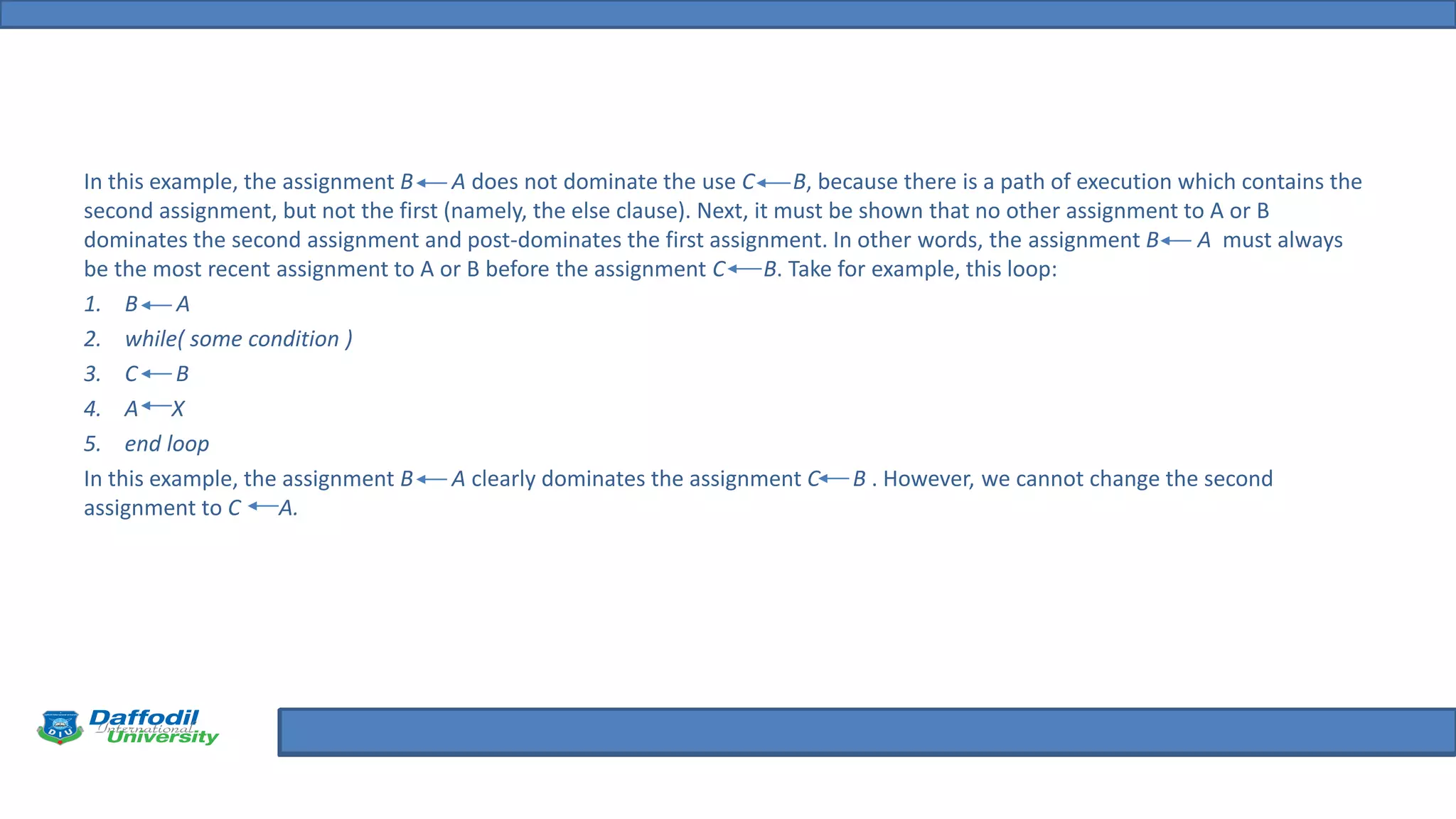 Copy propagation | PPTX