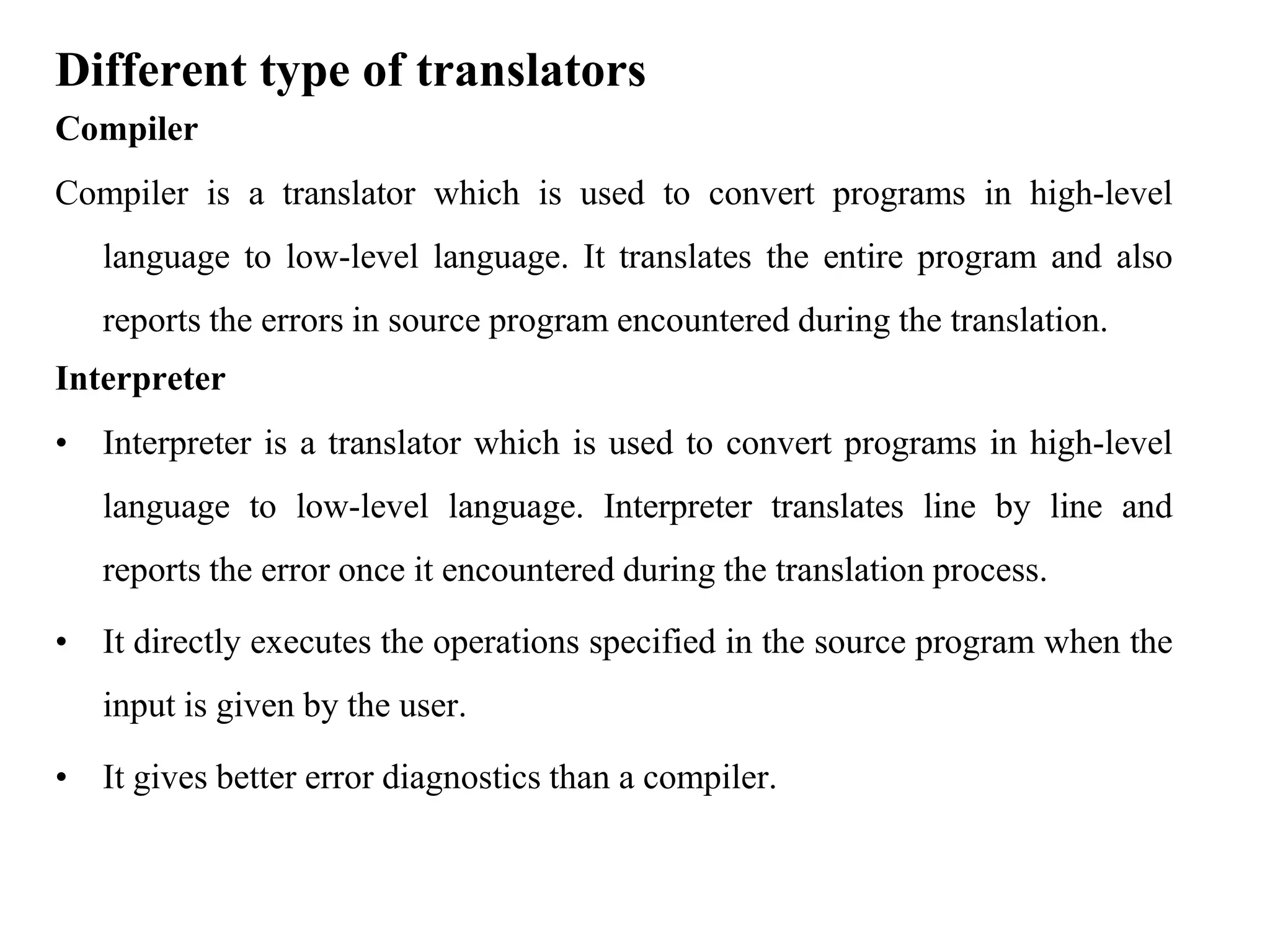 Compiler an overview | PPTX