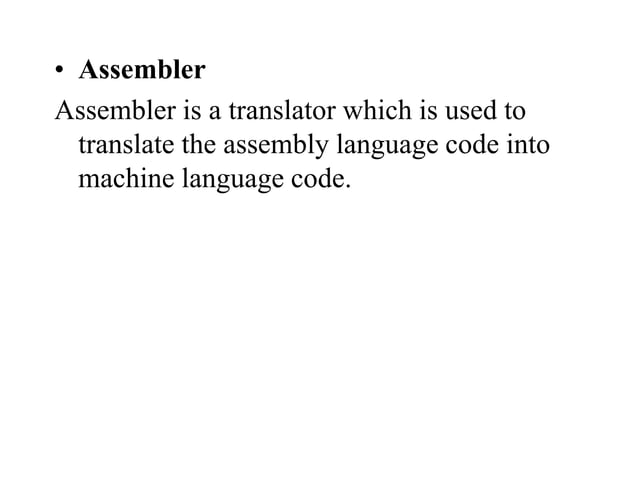 Compiler An Overview Pptx Programming Languages Computing