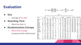 Compiler assisted code randomization S&P'18 | PDF