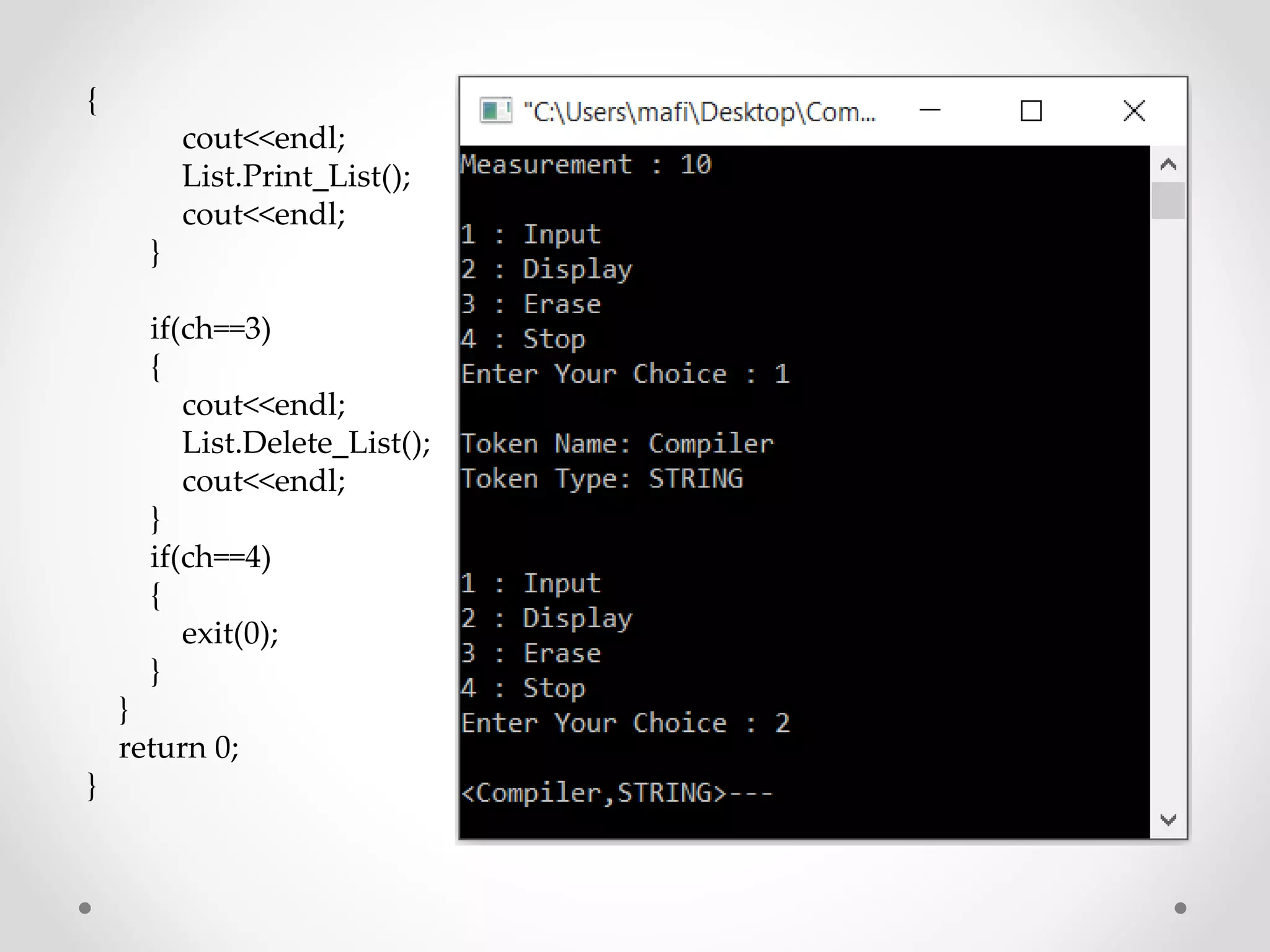Compiler and symbol table | PPTX
