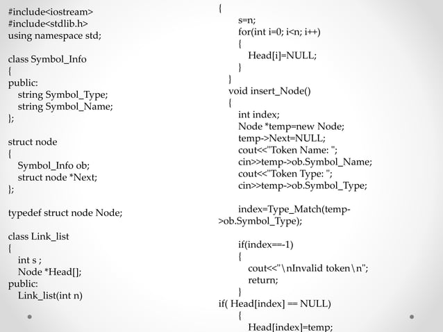 Compiler And Symbol Table Pptx Programming Languages Computing 6530
